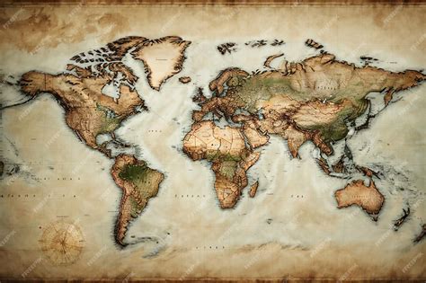 Premium Ai Image Global Globalization World Map Environmental Concservation Concept