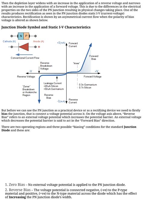 Solution Pn Junction Diode And Diode Characteristics Studypool