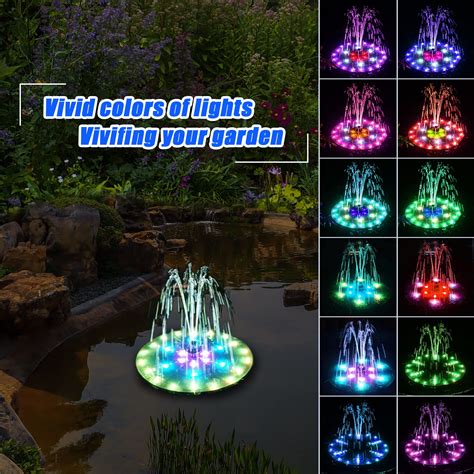 Gaizerl Solar Bird Bath Fountains 2024 Upgraded 4w