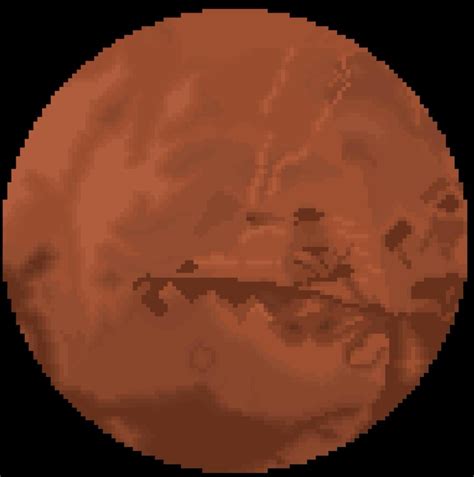 Ocdamation Hand Draw Pixelated Mars Rpixelart