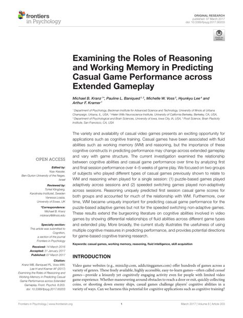 Pdf Examining The Roles Of Reasoning And Working Memory In Predicting