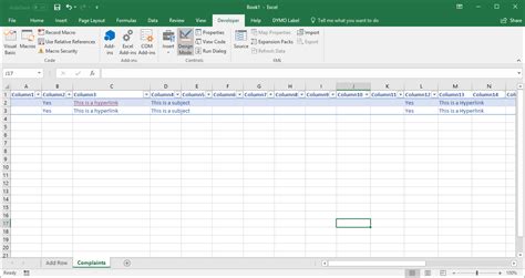 Add Hyperlink To A Cell In A Table Using Vba Excel Stack Overflow
