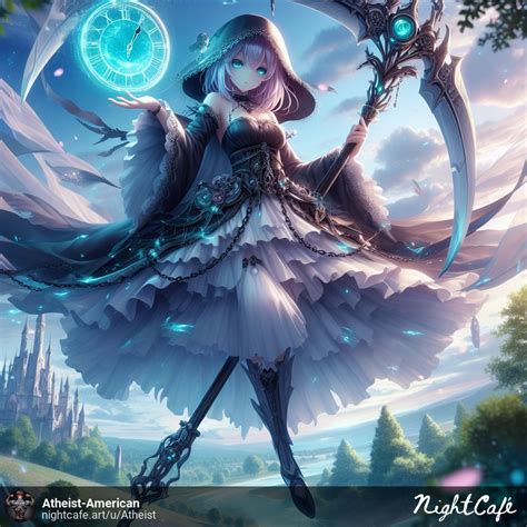 Anime Grim Reaper Clock Countdown By Atheistoutcast On Deviantart