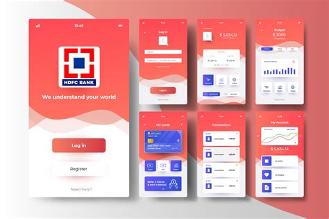 HDFC Bank Mobile Banking App Behance