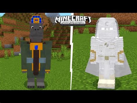 LANÇOU NOVO ADDON DO CAVALEIRO DA LUA PARA MINECRAFT PE YouTube
