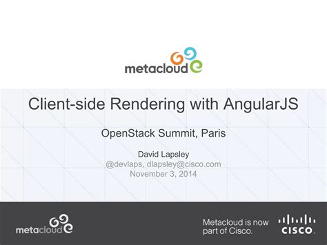 Client Side Rendering With Angularjs Ppt