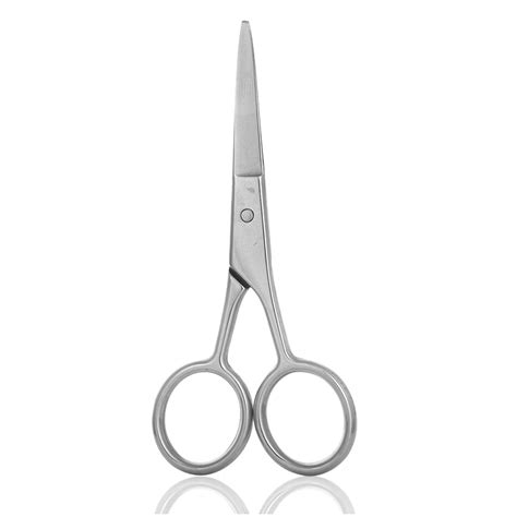 Professional Stainless Steel Facial Hair Scissors Small Round Ended