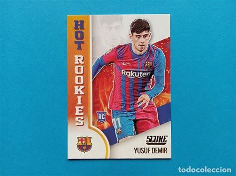 Nº 12 Hot Rookies Yusuf Demir Barcelona Panini Comprar Cromos De