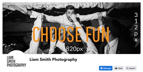 Size Of A Facebook Cover Photo Photography Project
