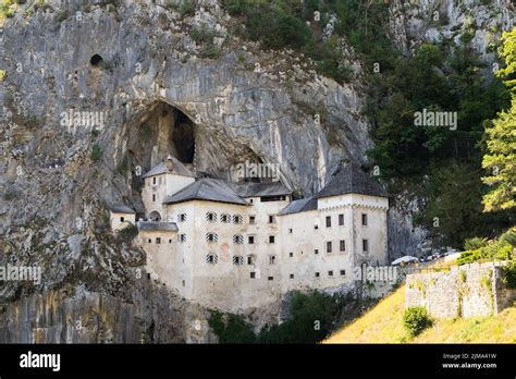 Slovenia Ljubljana Predjama Castle Stock Photo Alamy