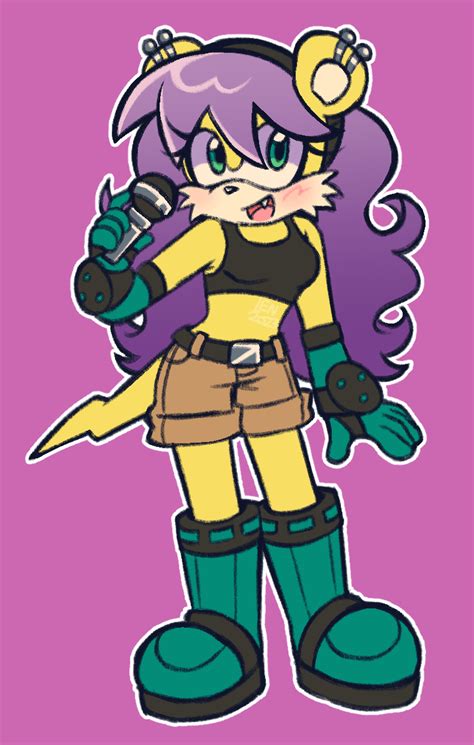 Some Recent Commissions I Did Heres Mina And Super Sally R Sonicthehedgehog