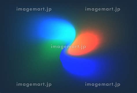 暗い背景にカラフルな光の流れ、抽象的な背景素材 201875250 イメージマート