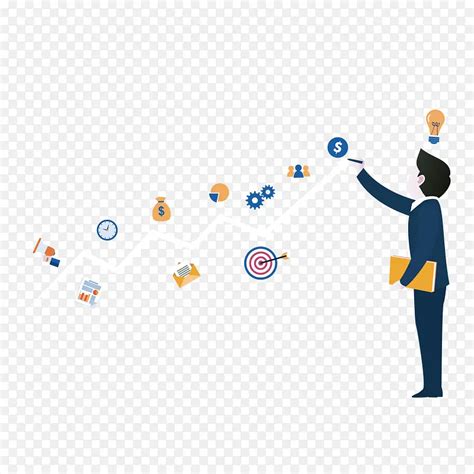 卡通商务人士计划png图片素材下载图片编号9026074 Png素材网