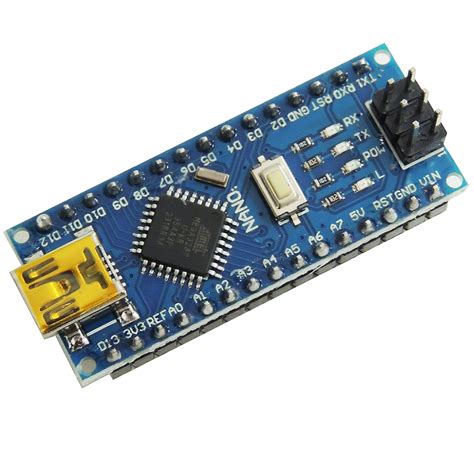 Placa Compatível Nano V30 Atmega328 Com Pinos Soldados Br EletrÔnica
