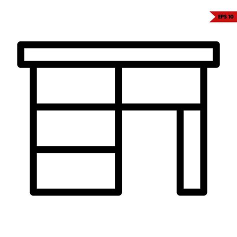 Table Line Icon 21405981 Vector Art At Vecteezy