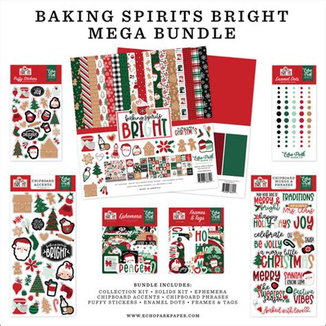 Baking Spirits Bright Mega Bundle Echo Park Paper Co