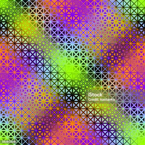 Pola Abstrak Geometris Dalam Gaya Poli Rendah Ilustrasi Stok Unduh