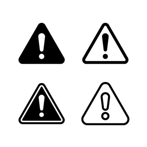 Premium Vector Attention Sign Vector Design