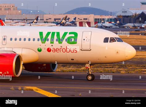 Mexico City Mexico April 15 2022 Viva Aerobus Airbus A320neo
