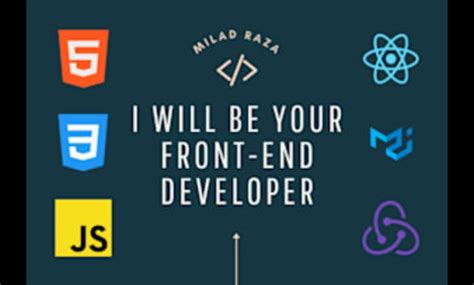 do frontend web development in html css javascript by uzairalamgir799