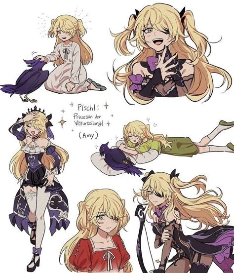 Fischl Character Art Cute Drawings Drawings