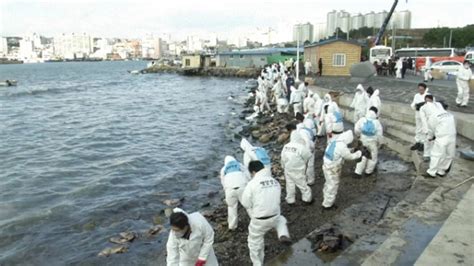 좌초된 선박에서 기름 유출울산 앞바다 긴급 방제 Jtbc 뉴스