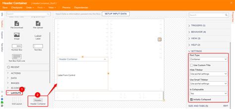 Header Container Layout Layout Design