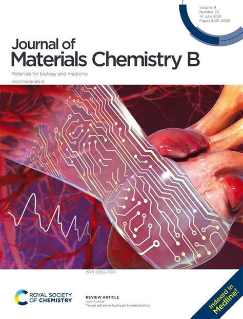 J Mater Chem B封面文章：tissue Adhesive Hydrogel Bioelectronics 付俊