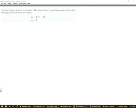 SOLVED Writing A Definite Integral In Exercises 5 10 Write A