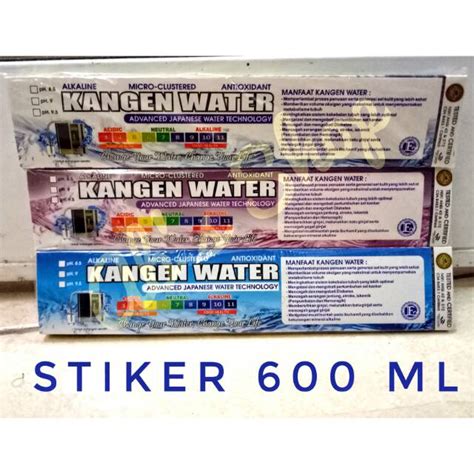 Jual Stiker KanGen Water Ml Baru Murah Shopee Indonesia