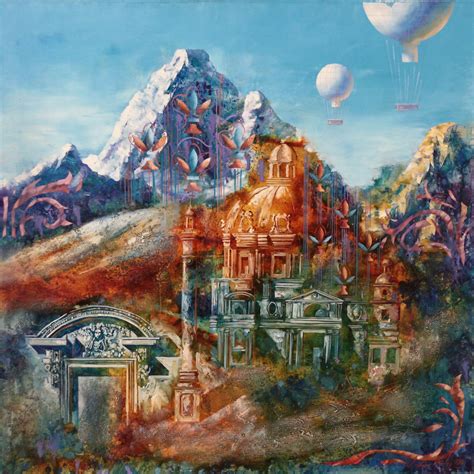 Картина «Краєвид з повітряними кулями Олександр Добродій