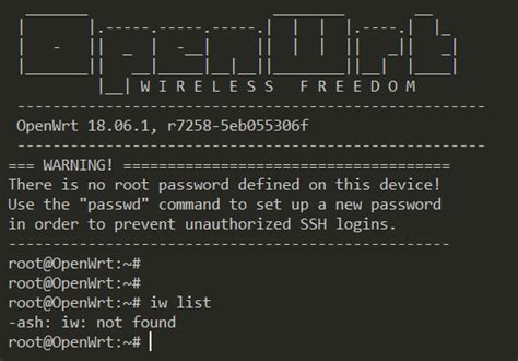 Openwrt 18061 Dont Show Wifi Wireless Network And Dont Work