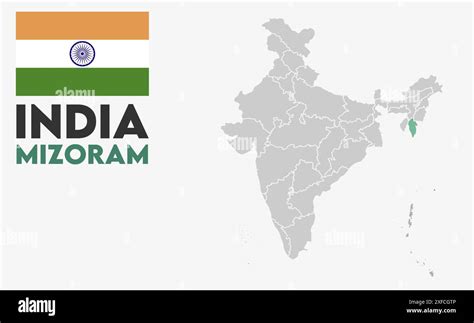 Mizoram Map Image1 State Of India Republic Of India Government