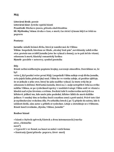 Karel Hynek Mácha Máj Pdf