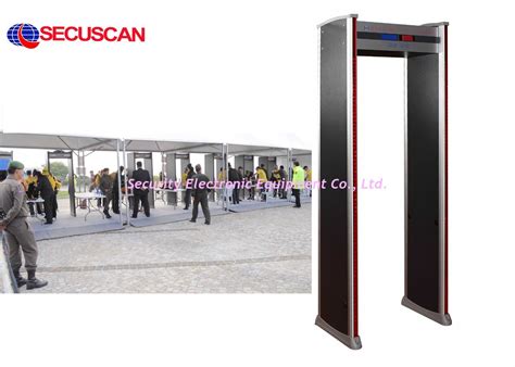 Walkthrough Metal Detector For Airport Security Inspection With Six