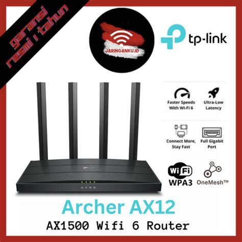 Jual TP Link Archer AX AX Wi Fi Wireless Dual Band Gigabit Router Jakarta Pusat