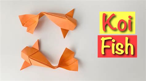 ORIGAMI FISH KOI Riccardo Foschi YouTube