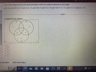 This Question Asks Draw A Venn Diagram And Use The Chegg