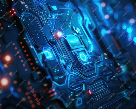 premium photo abstract futuristic background with glowing quantum