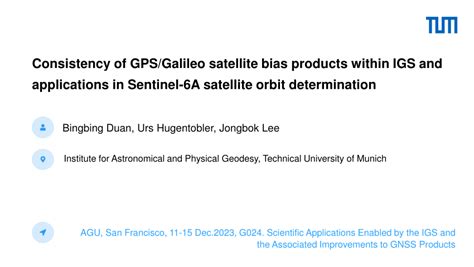 Pdf Consistency Of Gpsgalileo Satellite Bias Products Within Igs And