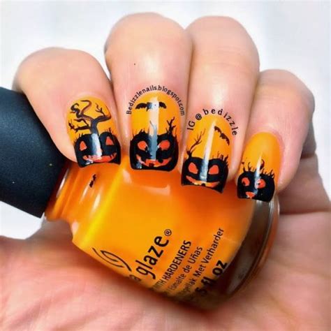 Halloween Tumbrl da Diva Unhas de Halloween Inspirações Criativas para o Dia das Bruxas