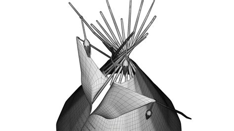 Tepee 3d Model By Blenduffo