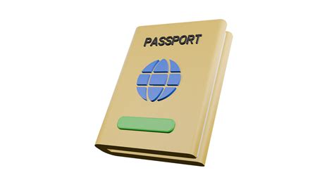 3d Passport Illustration Fab