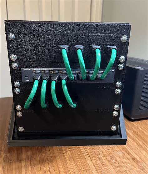 Offset Patch Panels For Mini Server Rack Tp Link Tl Sg108 And