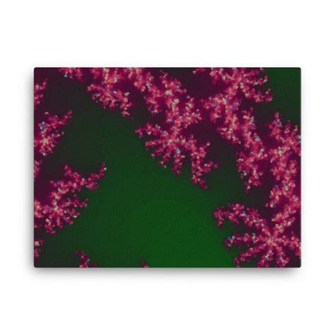 Pink Coral 24 X 18 Canvas Print Pattern And Print