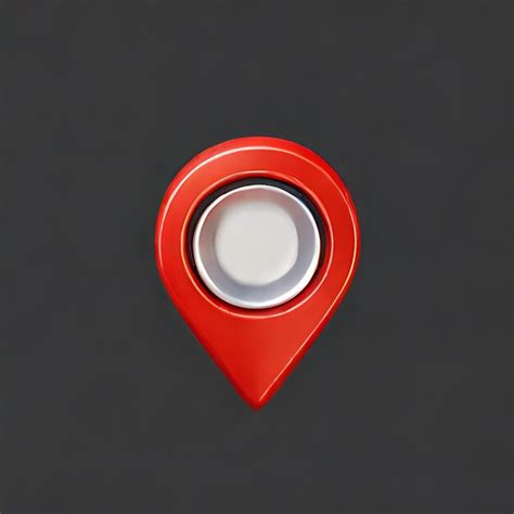 A Red Pin That Says Quot Pin Quot On It Premium Ai Generated Image