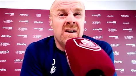 Sean Dyche Burnley V Arsenal Pre Match Press Conference Youtube