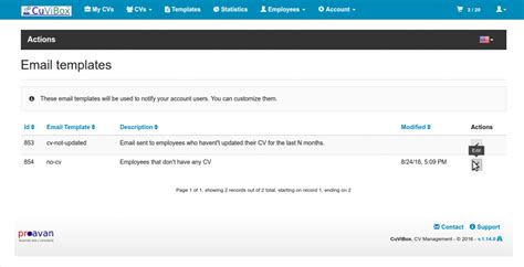 CV Tracking Campaigns CuViBox Curriculum Vitae Management