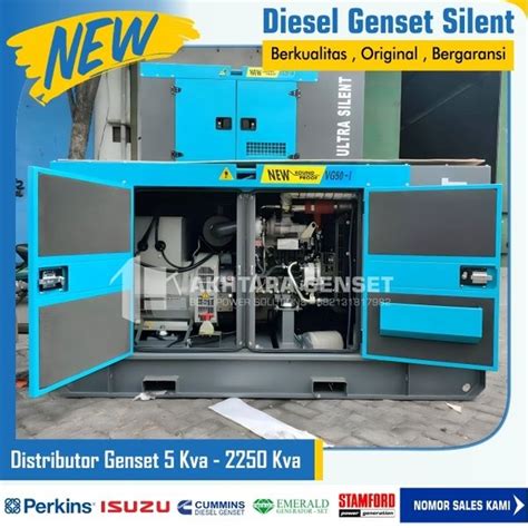 Jual Emerald Genset 500 Kva Diesel Genset Ultra Silent Shopee Indonesia