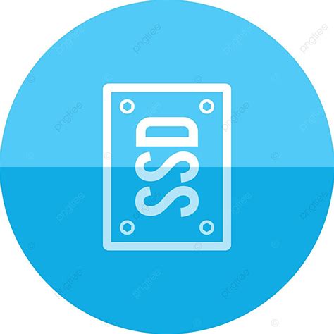 رمز الدائرة الحالة الصلبة رمز محرك الأقراص دائرة اللون شقة جولة علامة